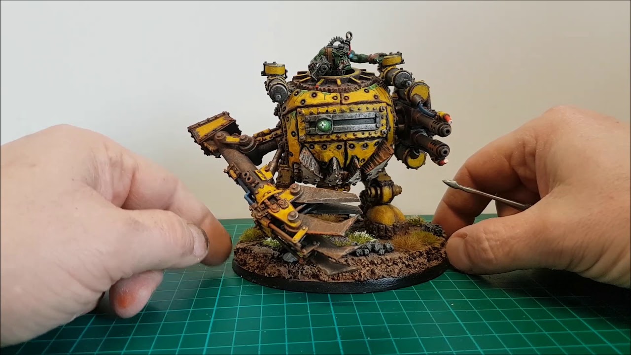 Warhammer 40k Ork Army Monkey Meka Dread P3 - YouTube