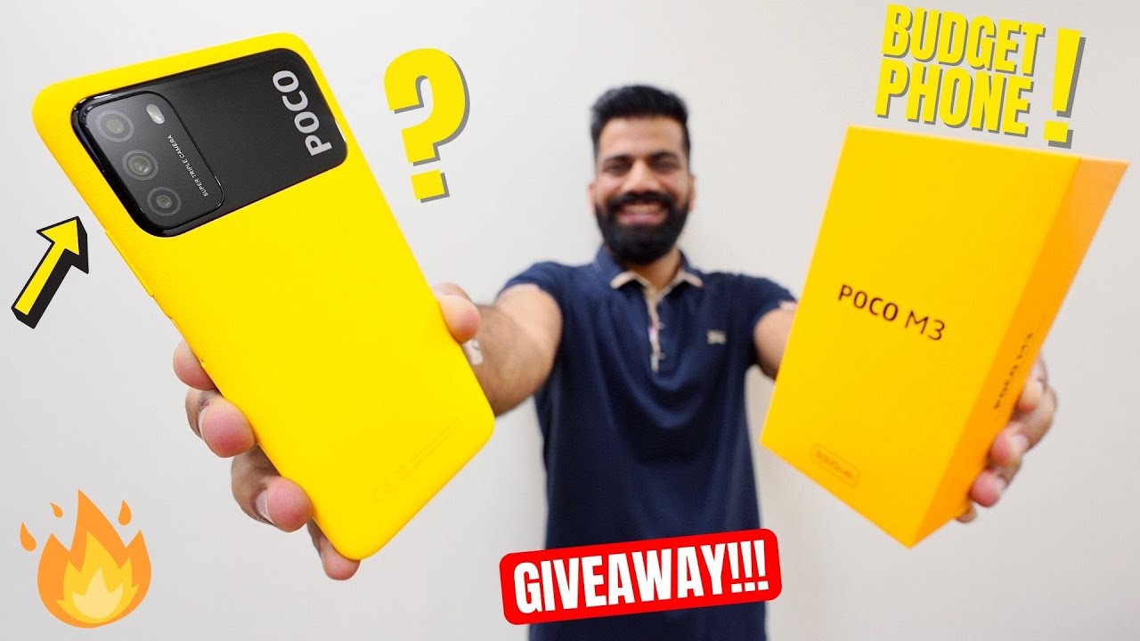 Poco M3 Unboxing & First Look - Best Budget Smartphone??? Giveaway🔥🔥🔥 ...