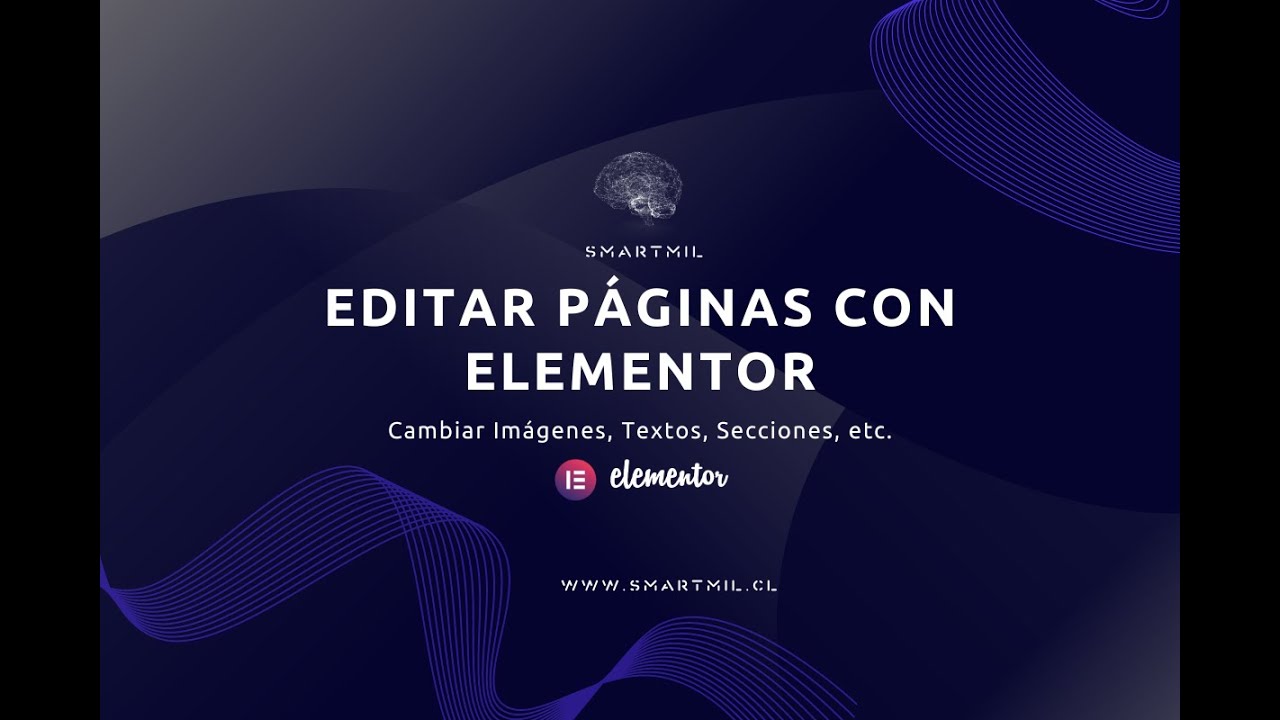 Editar Páginas Con Elementor Youtube
