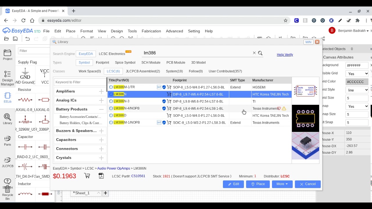 How to use Easyeda | Basics - YouTube
