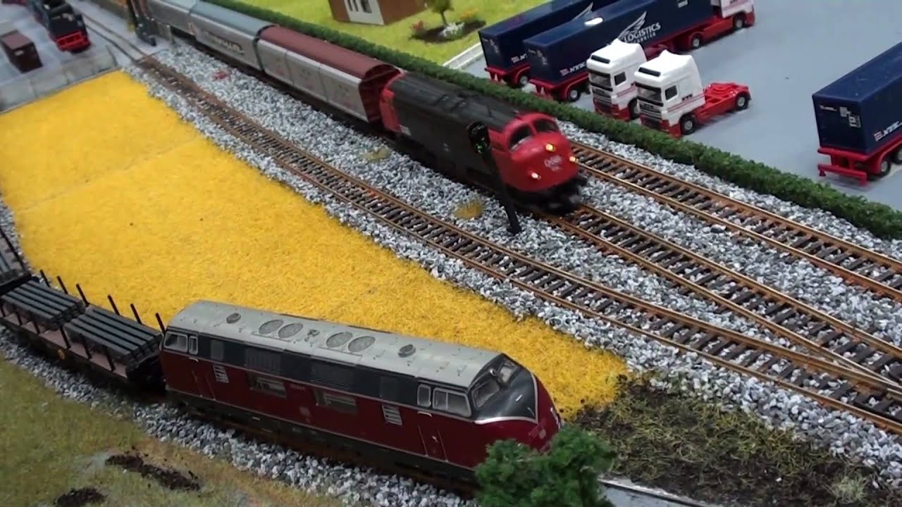 FREMO - Spur N - Model Railroad - Dänemark - YouTube