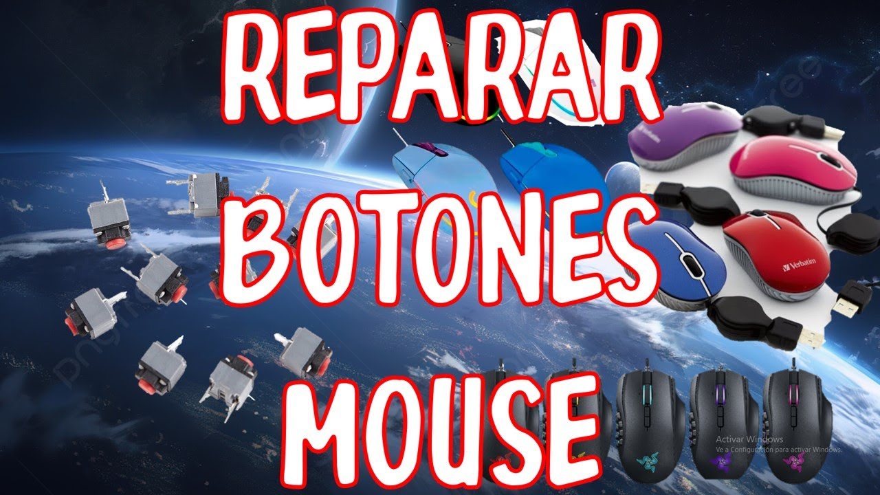 Reparación botón de Mouse, todo los modelos - YouTube