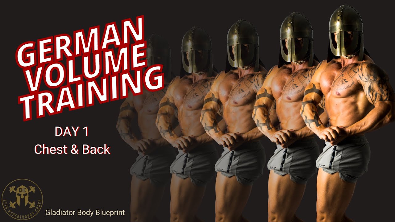 German Volume Training Day 1, Chest & Back - YouTube
