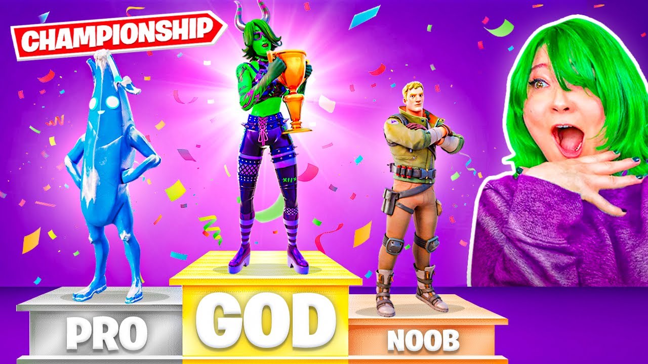 NOOB vs PRO vs GOD? Fortnite Creative Championship!! - YouTube