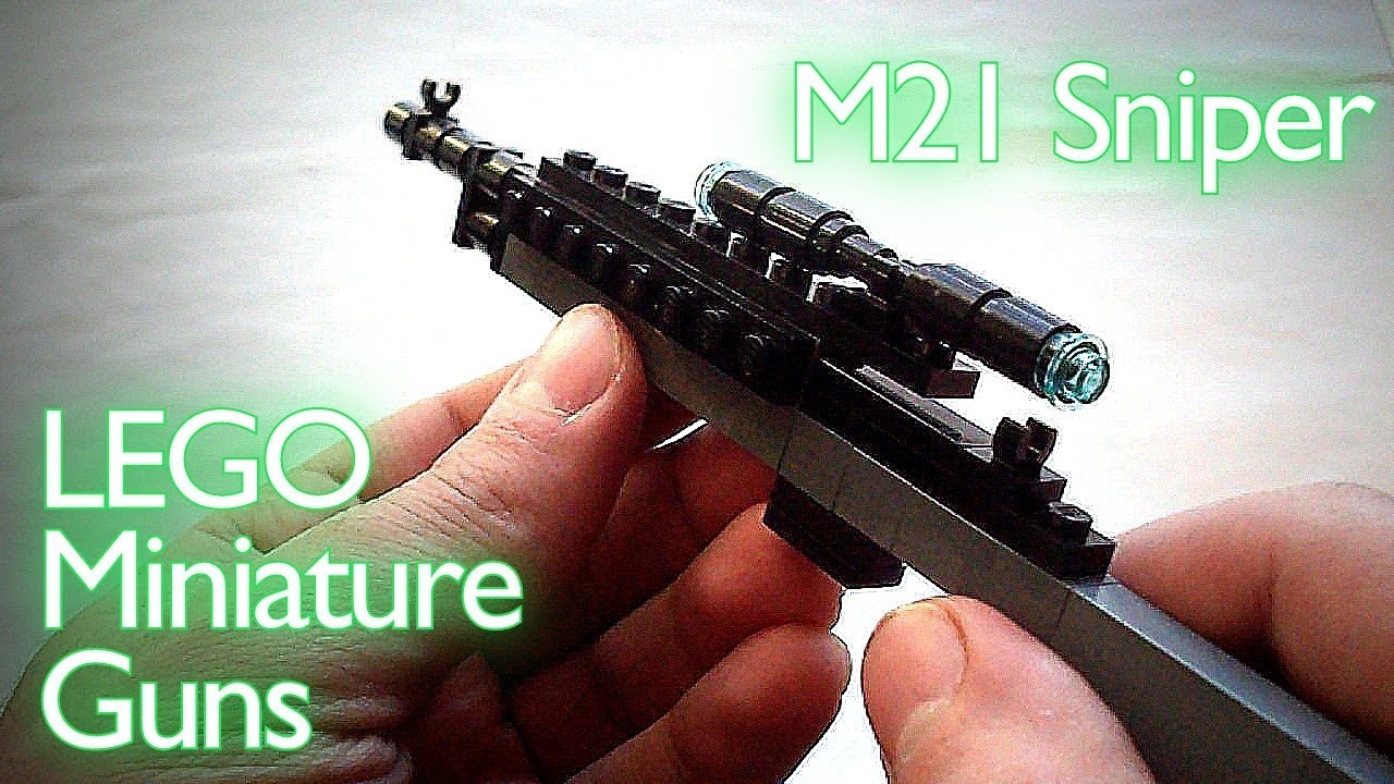 LEGO Miniature Guns: M21 EBR - YouTube