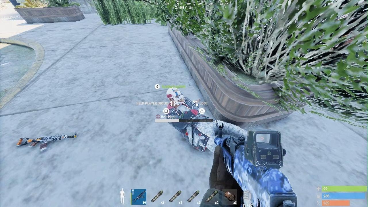 Rust ak beam at lauch site - YouTube