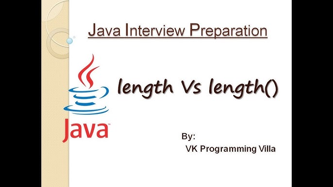 Java Array Length And String Length Youtube Java Array Length And String Length Youtube