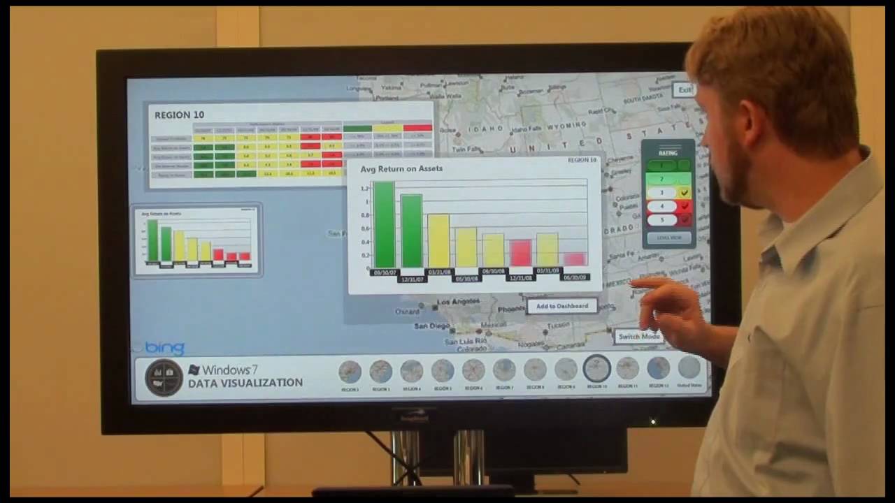 Windows7 Bing Maps Multi-Touch App - YouTube