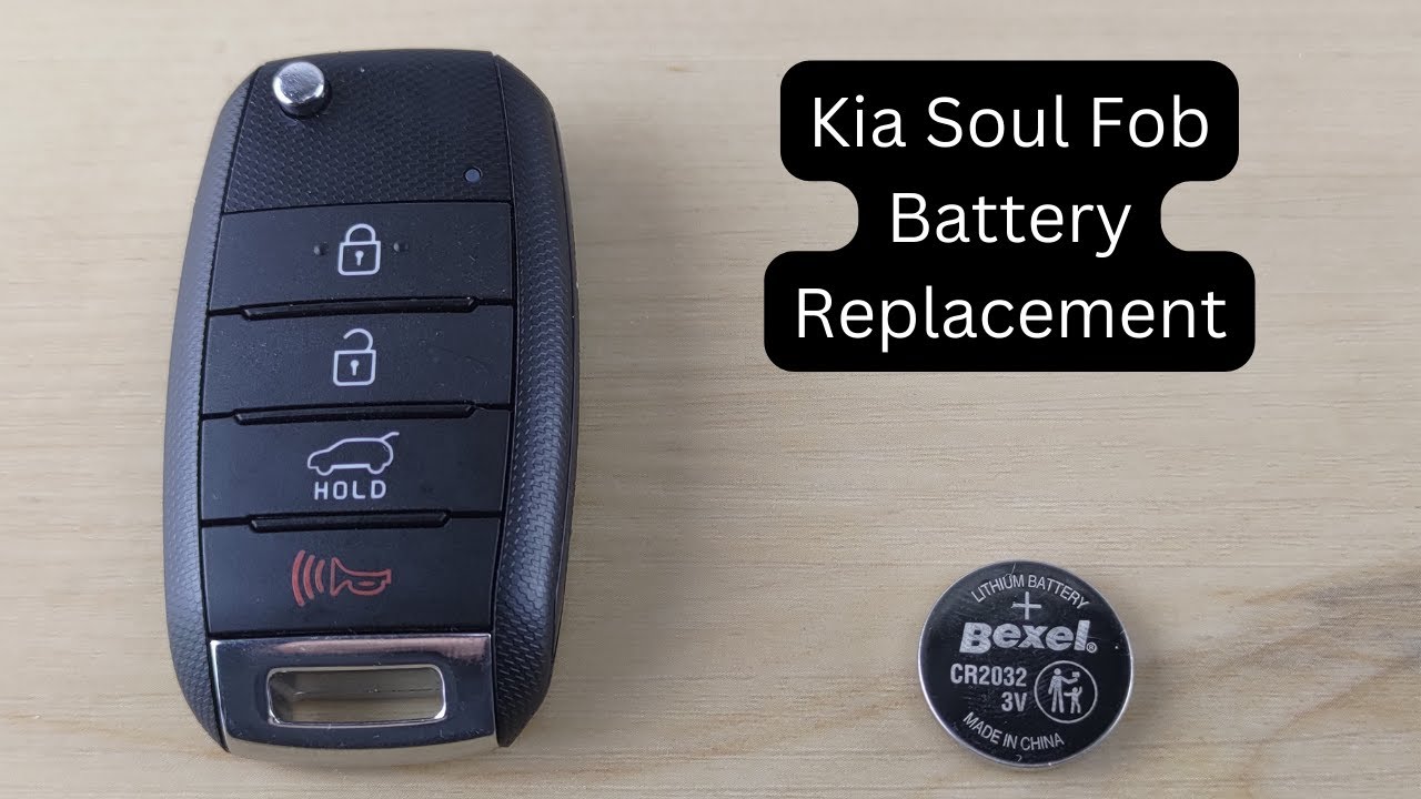 How To Replace or Change Kia Soul Remote Key Fob Battery 2014 - 2019 ...