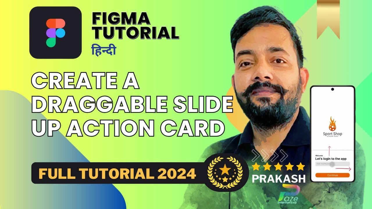 Create A Slide Up Action Card In Figma | Figma Tutorial for Beginners ...