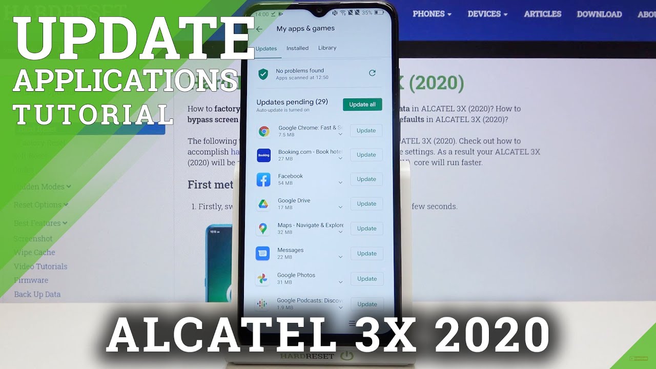 Apps Versions on ALCATEL 3X 2020 – Update Apps - YouTube