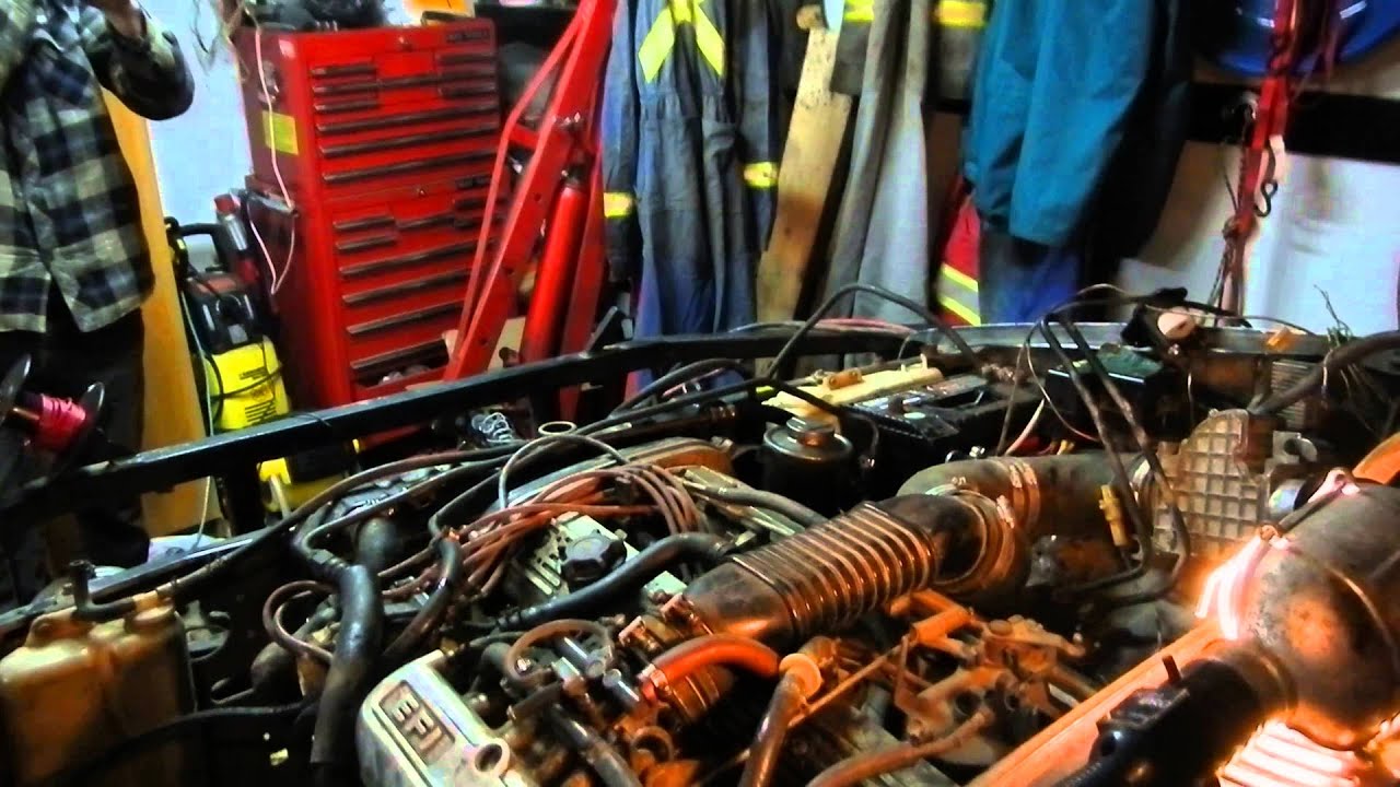 5MGE in a 4runner, first fire up - YouTube