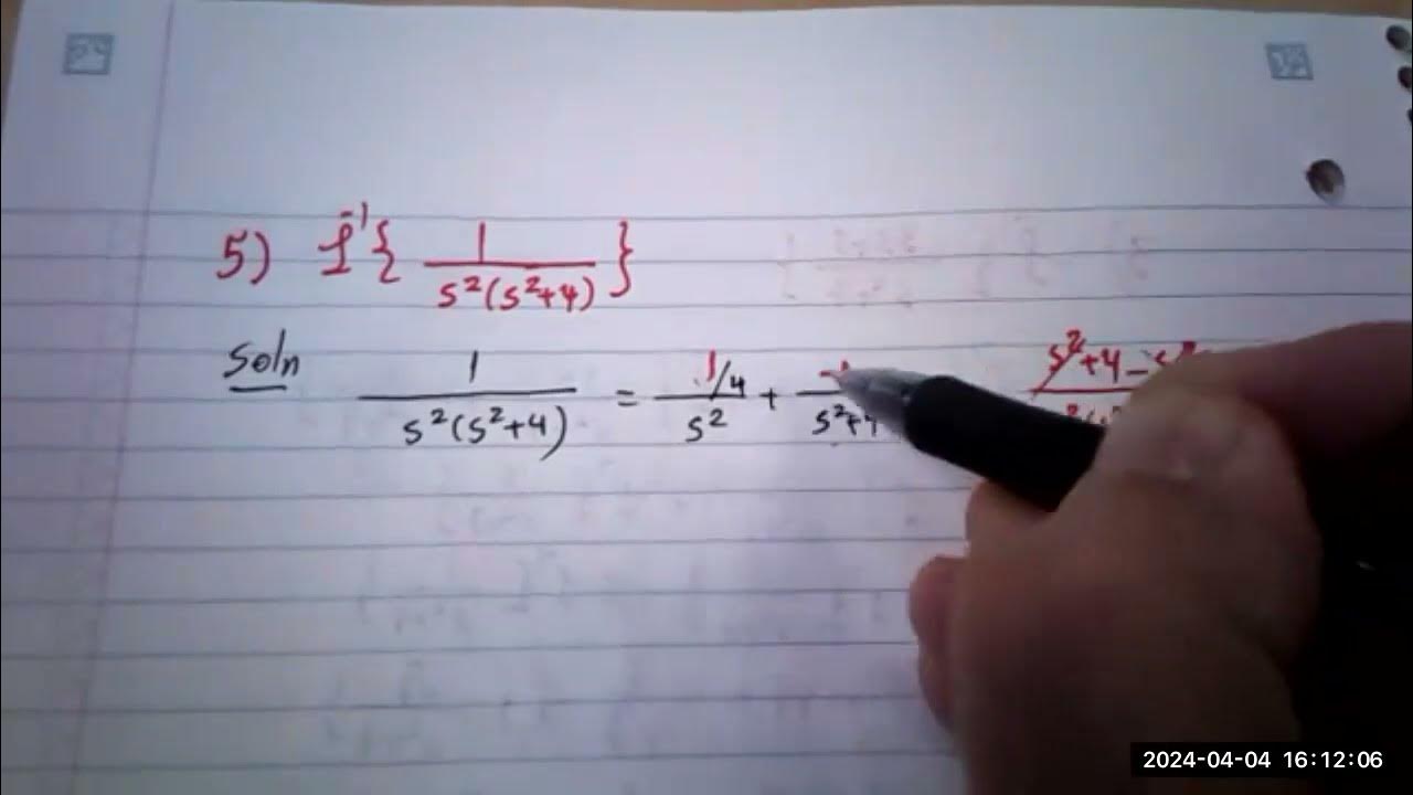 Differential Equation (Solving differential equations using the Laplace Transform) - YouTube