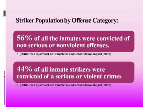 Three Strikes Law in California presentation for SFSU - YouTube
