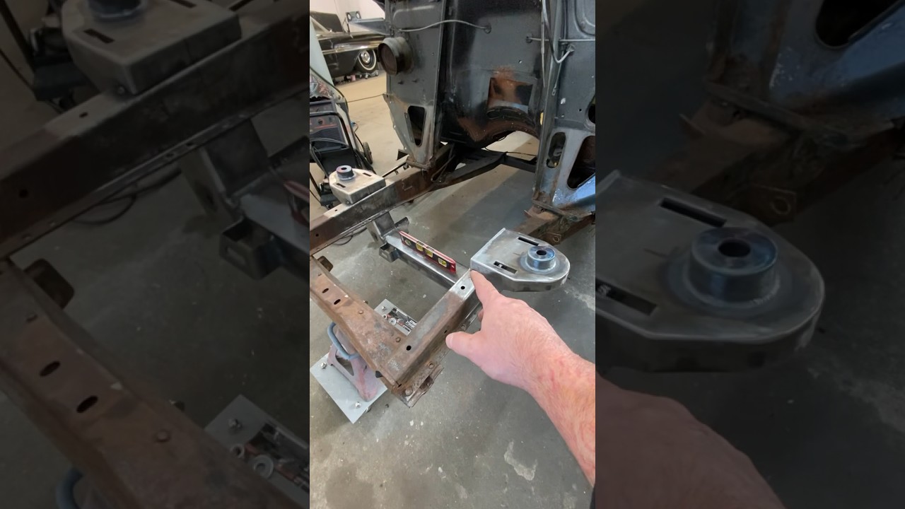 Ls swap project 49 Chevy getting the front Mustang 2 air suspension ...