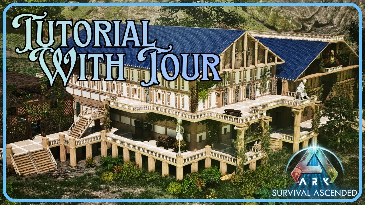 Building an All-in-One Greek Base - ARK: Survival Ascended - YouTube