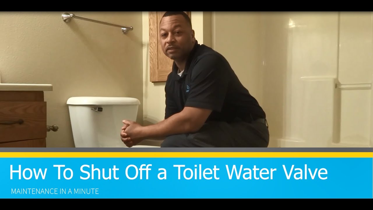 Maintenance in a Minute: How To Shut Off A Toilet Water Valve - YouTube
