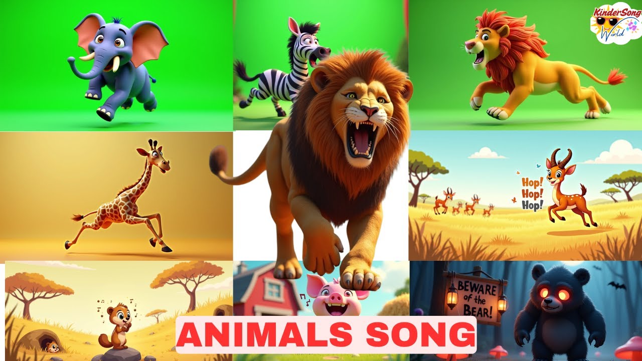 Animals song Compilation| ABC animals song | Halloween Song| ABC FARM ...