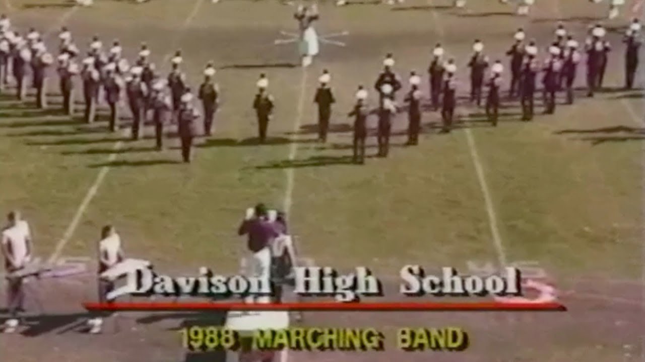1988 Davison High School Marching Band ... MCBDA State Finals - YouTube