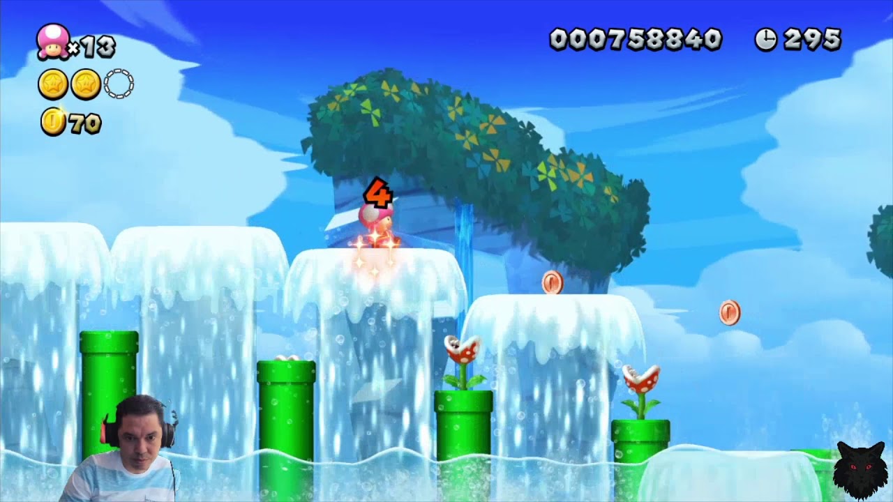 SUPER MARIO BROS U DE LUXE/ LET'S PLAY # 3 ** MONDE 3 MER MENTALO ...