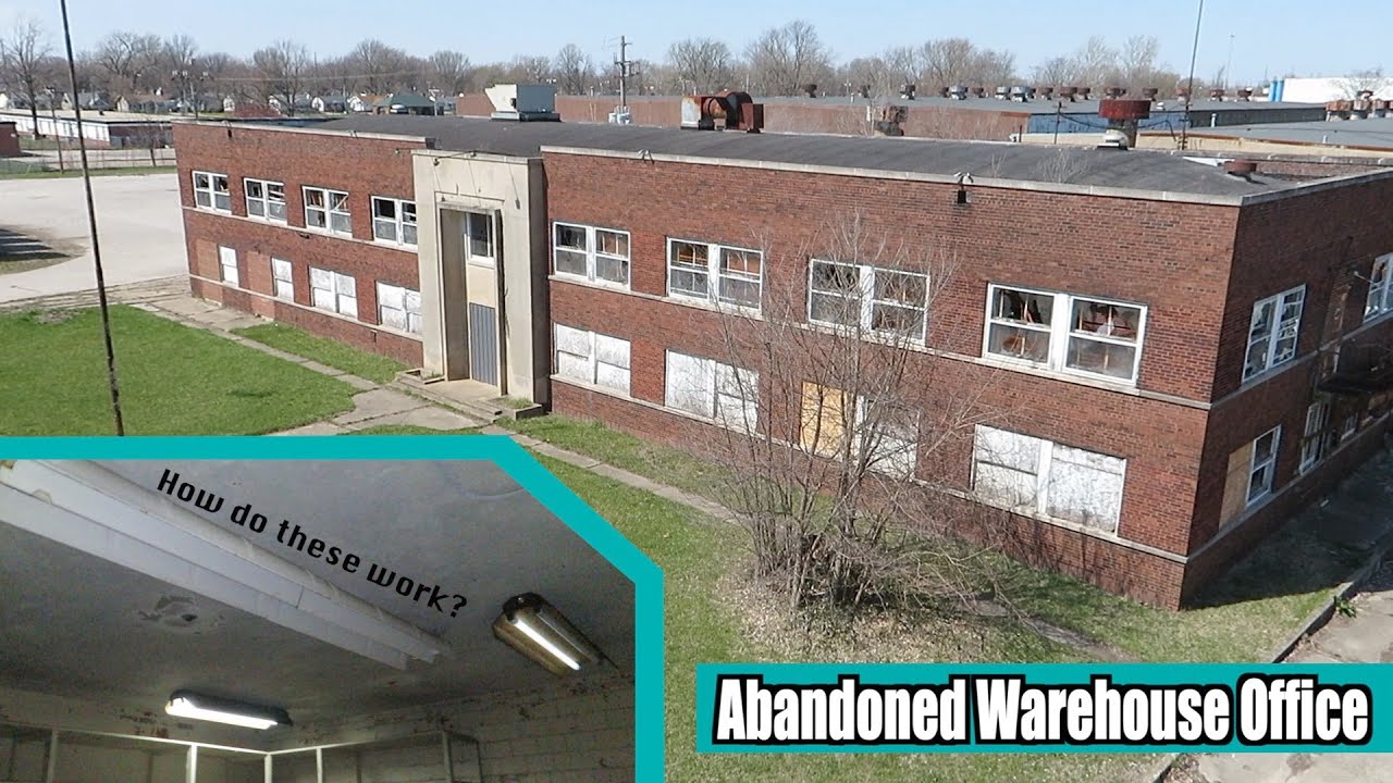 Exploring an Abandoned Office with Full Power (Crazy Climbing Entrance ...