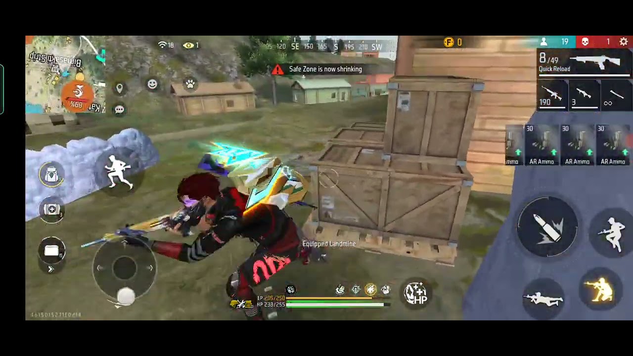 How to kill boss monster tree in free fire| solo rank pushing tip and ...