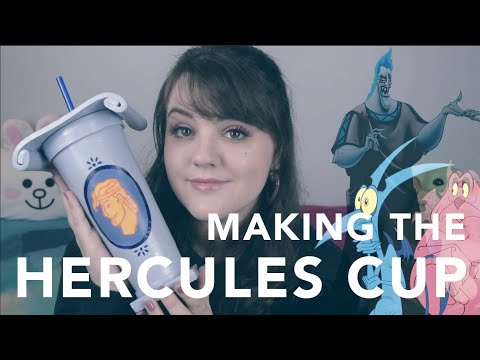Making the Disney’s Hercules cup! ♡ - YouTube