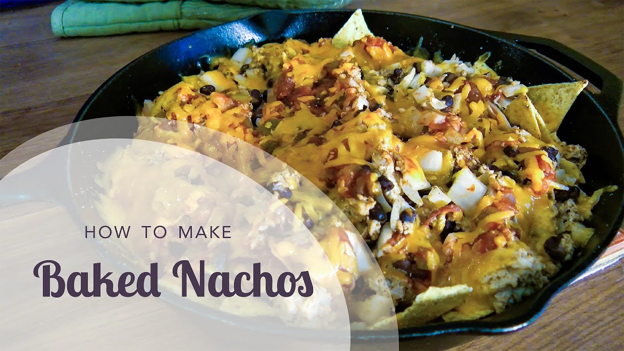 How to Make Healthy, Crispy, Cheesy Baked Nachos - YouTube