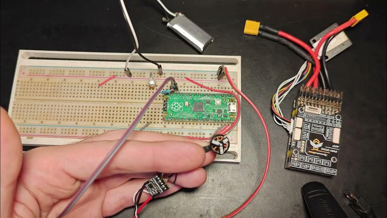 Raspberry Pico 2040 controlling BLHeli ESC - YouTube
