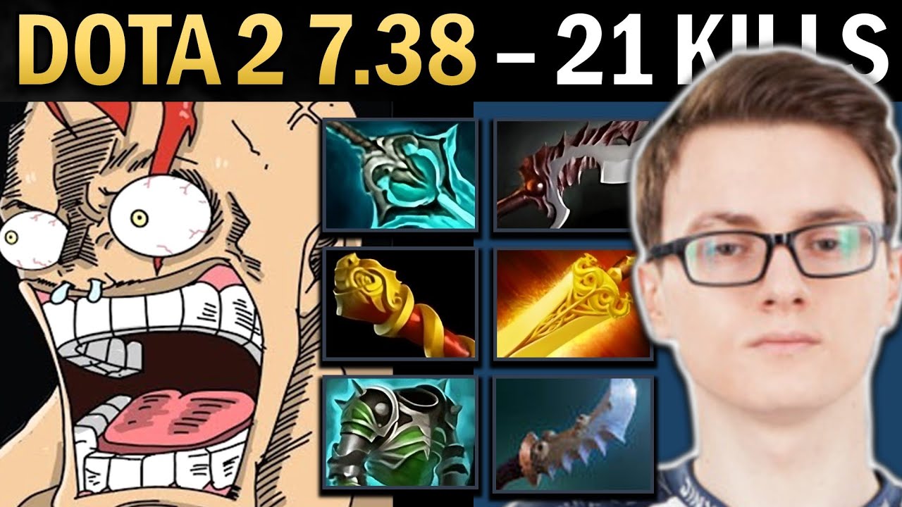 Lifestealer Gameplay Miracle with 21 Kills and Disperser - Dota 2 7.38 ...
