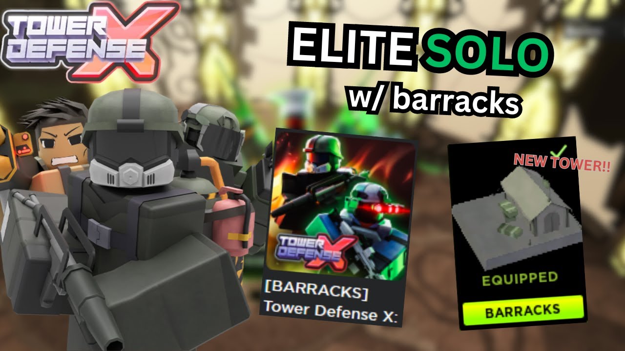 ELITE Solo with NEW TOWER | Tower Defense X - YouTube