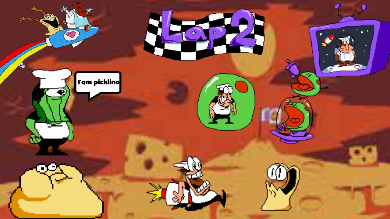 Deep-dish 9 (lap 2 A rank) - Pizza Tower #14 - YouTube