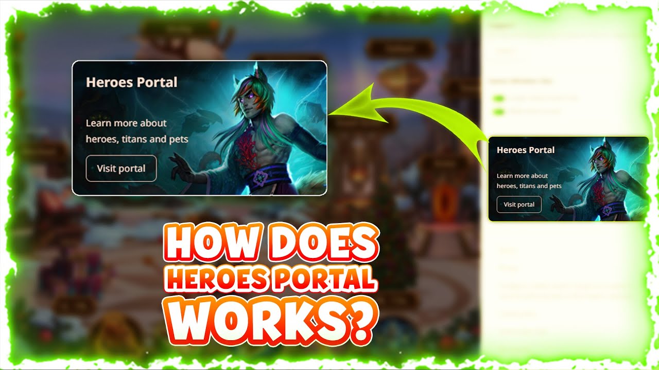 Hero Wars New Heroes Portal Option Details - YouTube