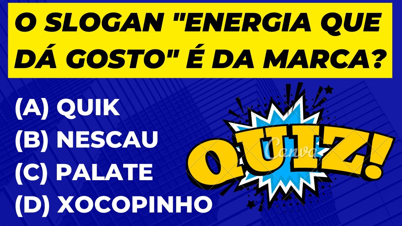 SLOGANS DE MARCAS FAMOSAS *você sabe de quem é esse slogan? QUIZ sobre ...
