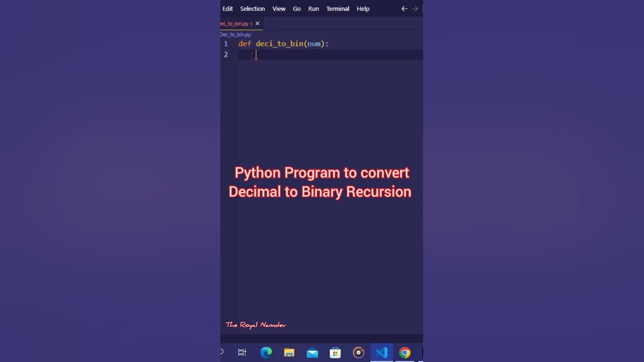 Convert Decimal To Binary With Recursion Data Structures And Algorithms Python Codm
