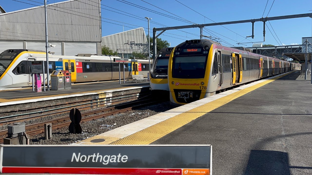 Trains at Northgate Station - YouTube