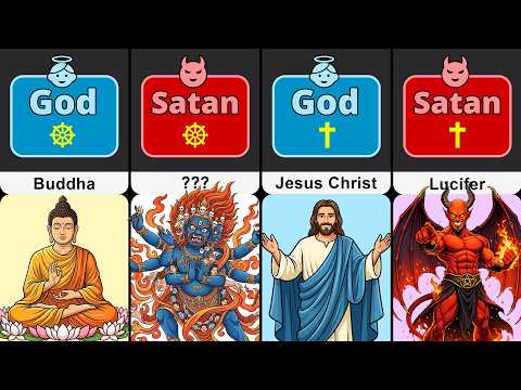 God vs Satan in ________ Religion 😇😈