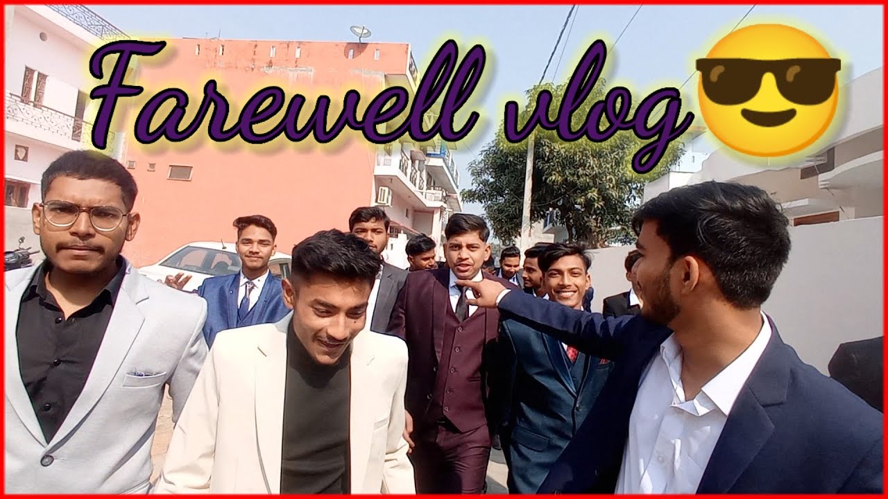 Farewell Vlog Class 12th 🤗 || End of School Life 😐 - YouTube