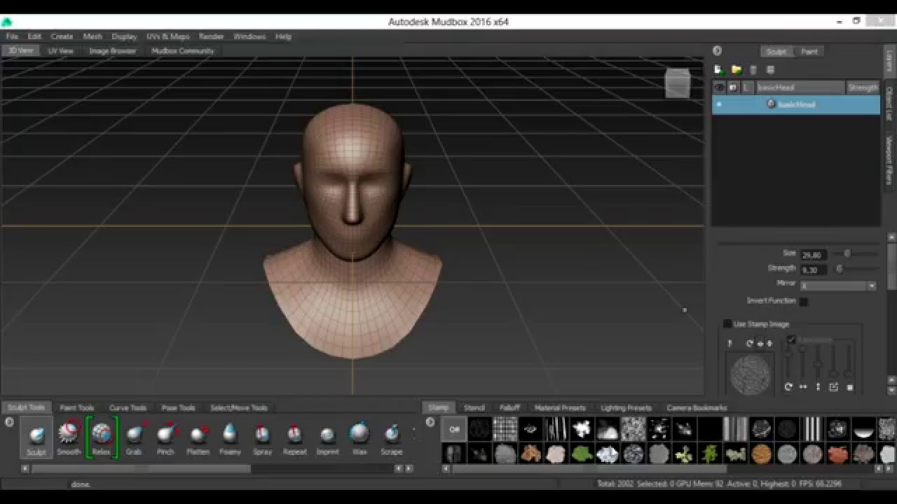 Autodesk Mudbox на русском. Урок 1 Обзор интерфейса. - YouTube