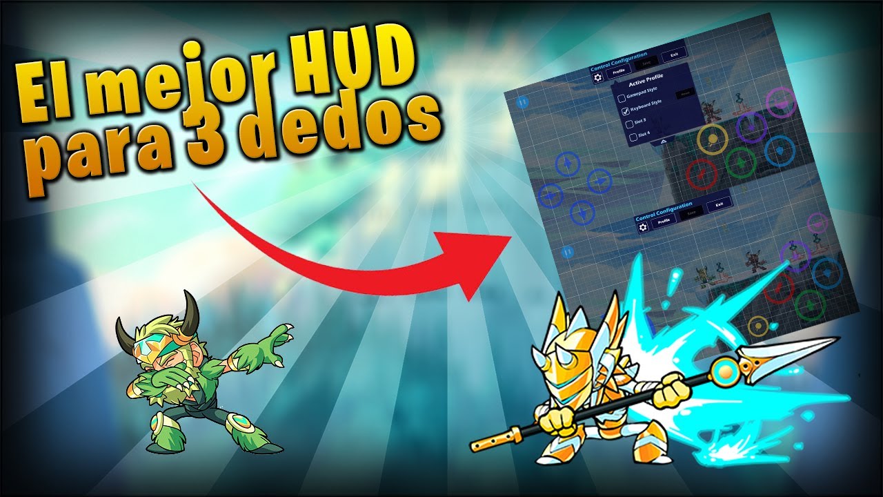 brawlhalla mobile gameplay + como configurar los controles / NeTox YT ...