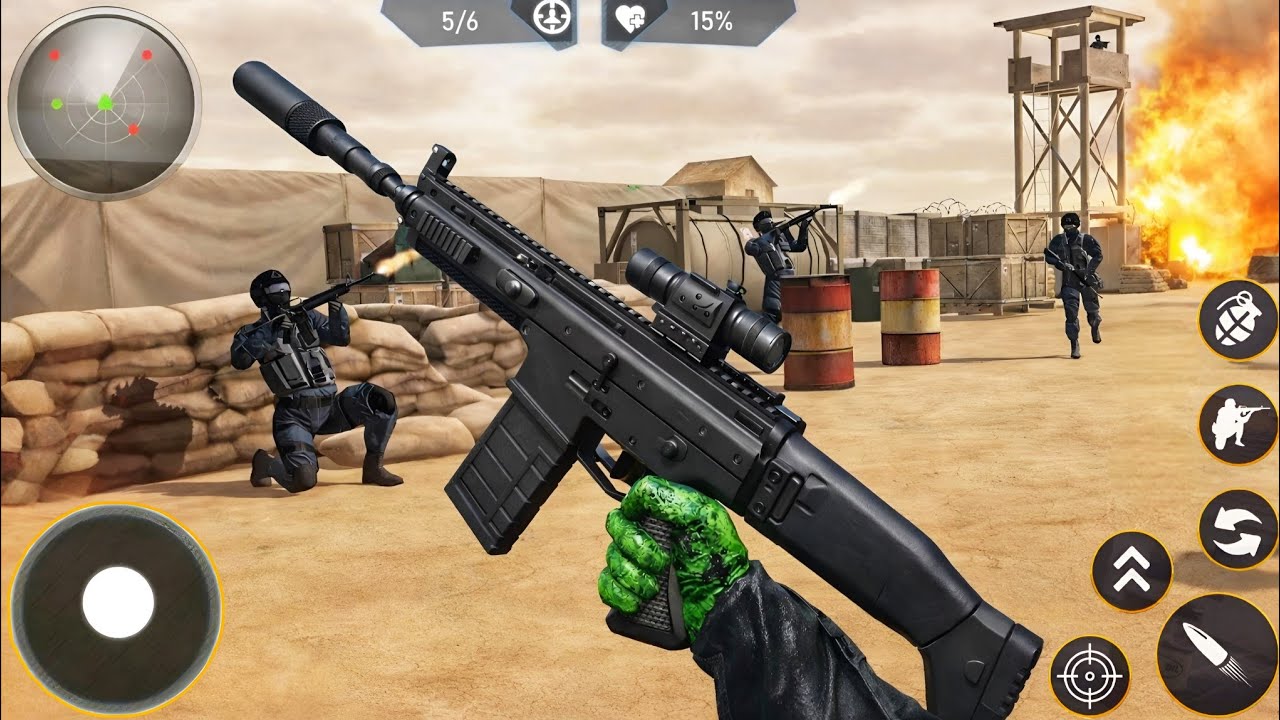 Modern War Commander Army Game _ Android Gameplay - YouTube