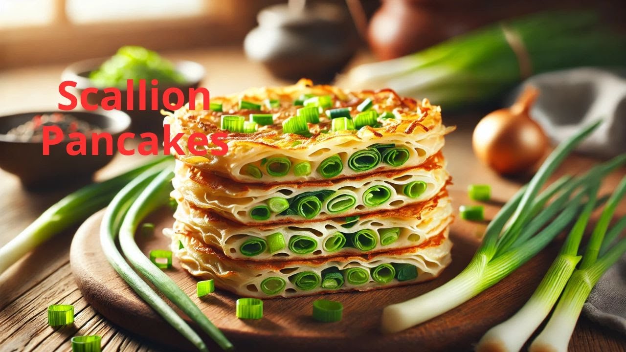 This is the most delicious I've ever eaten Scallion Pancakes! - YouTube