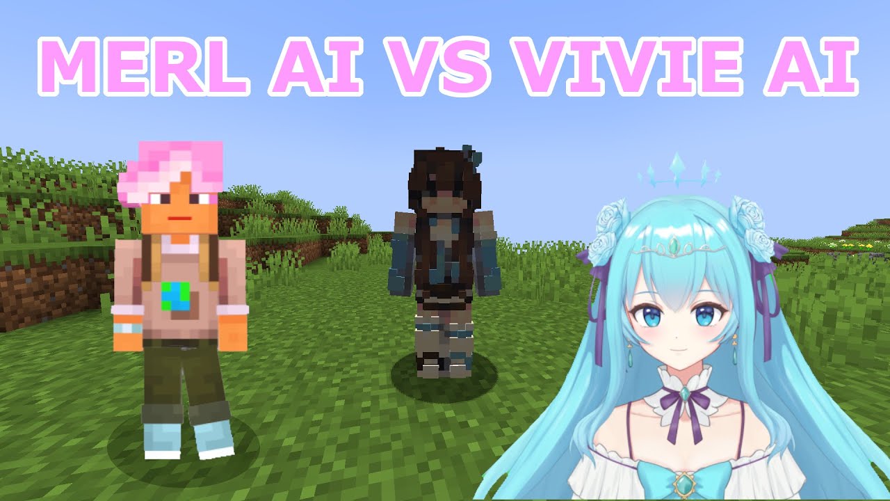 Merl AI Vs Vivie AI: Who Is The Better Minecraft AI - YouTube
