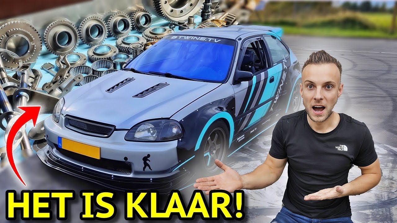 "VOLLEDIG REVISEREN SCHAKELBAK" VAN ONZE K24 TURBO HONDA CIVIC! | 600PK ...