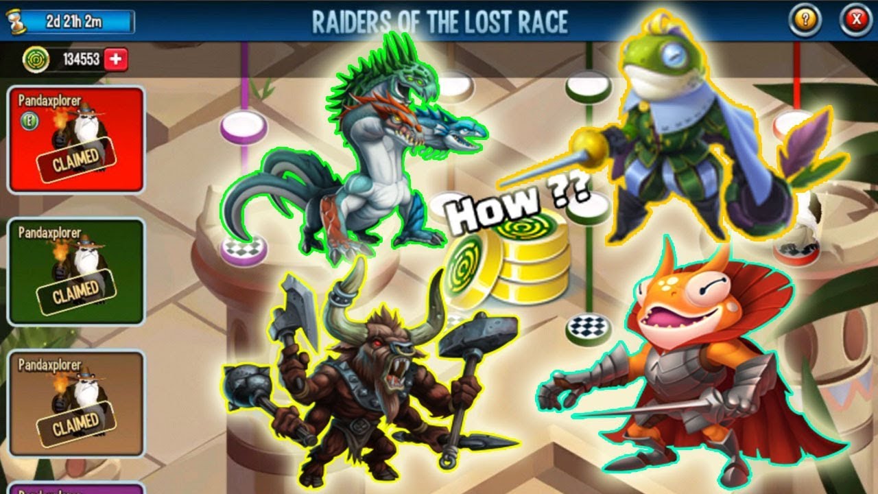 Monster Legends Lost Race Raider Learnean Burotgor Charmless Marquis ...