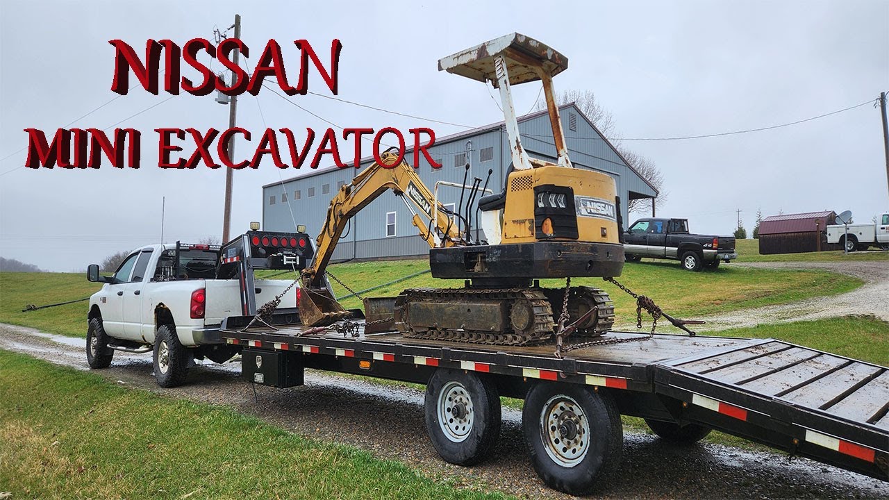 New to me, Nissan N260 Mini Excavator Final Drive Replacement - YouTube