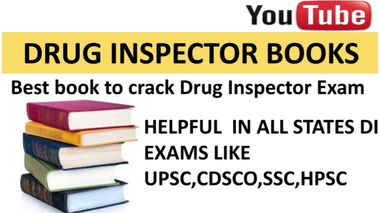 How to Crack Drug Inspector exam Best Books for All States DI exams ...