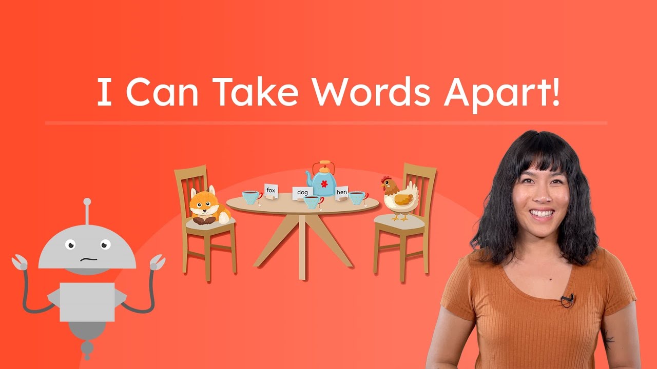 I Can Take Words Apart! - Segmenting Words for Kindergarten - YouTube