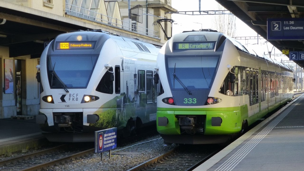 Swiss Trains: A la gare de Neuchâtel / At Neuchâtel Station, 03Jan17 ...
