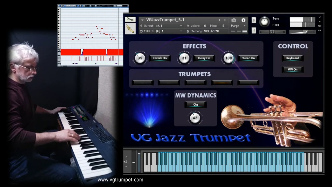 Jazz Trumpet sample library for Native Instruments Kontakt. Brass and ...